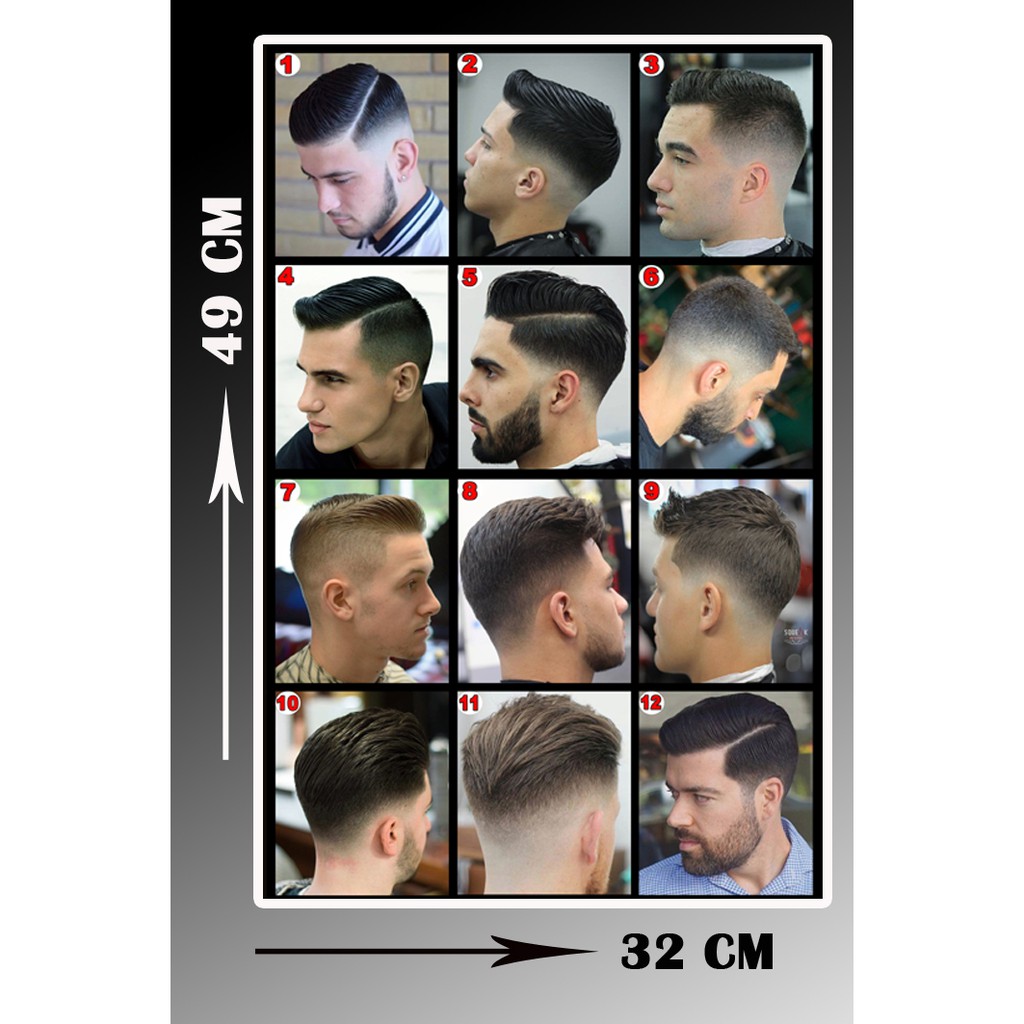 Jual Poster Barbershop / Poster Pangkas Rambut / Poster Salon / Dengan ...