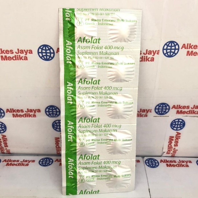 Jual Afolat 400mcg Isi 10 Tablet - Vitamin Asam Folat | Shopee Indonesia