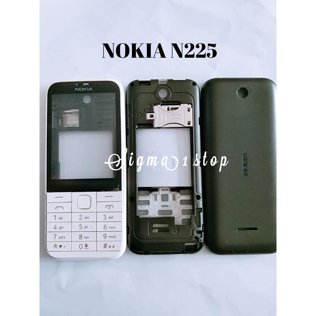 Jual NOKIA N225 CASING 225 RM-1011 + TULANG HOUSING CASE KESING JADUL | Shopee Indonesia