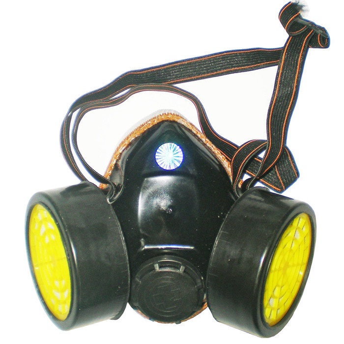 Jual Masker Kimia Double 306 Logan/Masker Respirator Kimia 2 Tabung ...