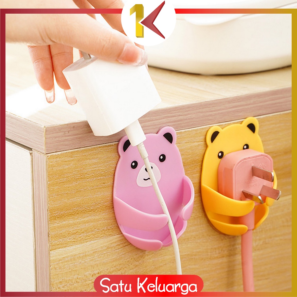Jual SK-C536 Gantungan Tempel Dinding Bear 4IN1 Plug Hook Serbaguna ...