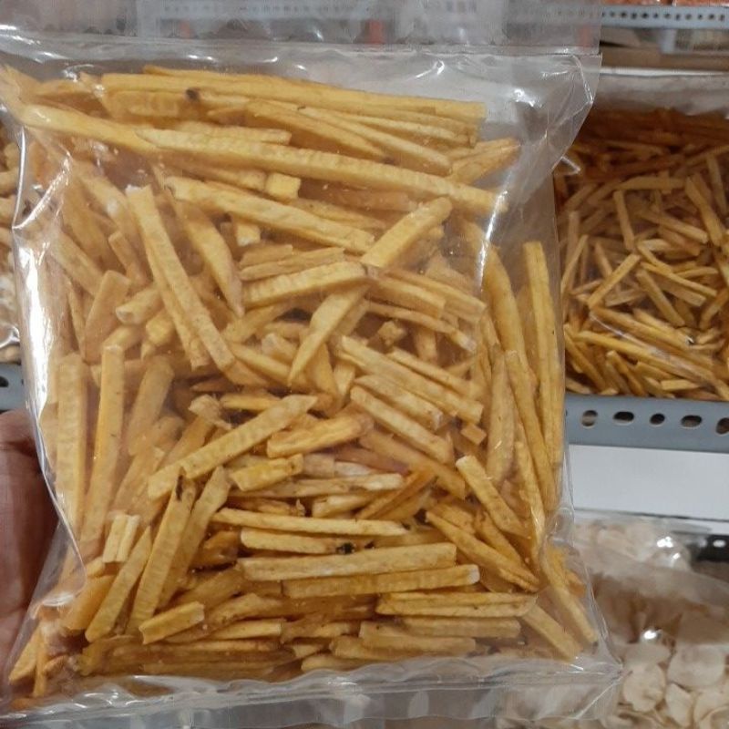 Jual keripik stik talas kuning kunyit 250gram | Shopee Indonesia