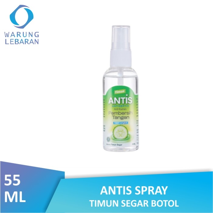 Jual Antis Spray Timun Segar Botol 55 ML - Hand Sanitizer Spray ...