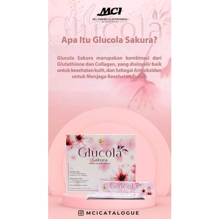 Jual Glucola Sakura dari MCI / beli 1 gratis 1 | Shopee Indonesia