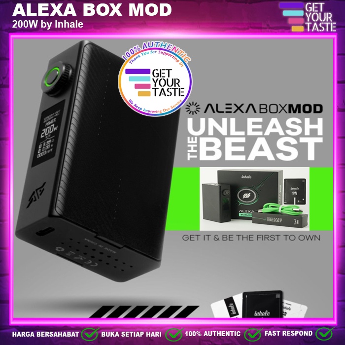 Jual Alexa Box Mod 200W Authentic by Inhale - Alexa BoxMod | Shopee ...