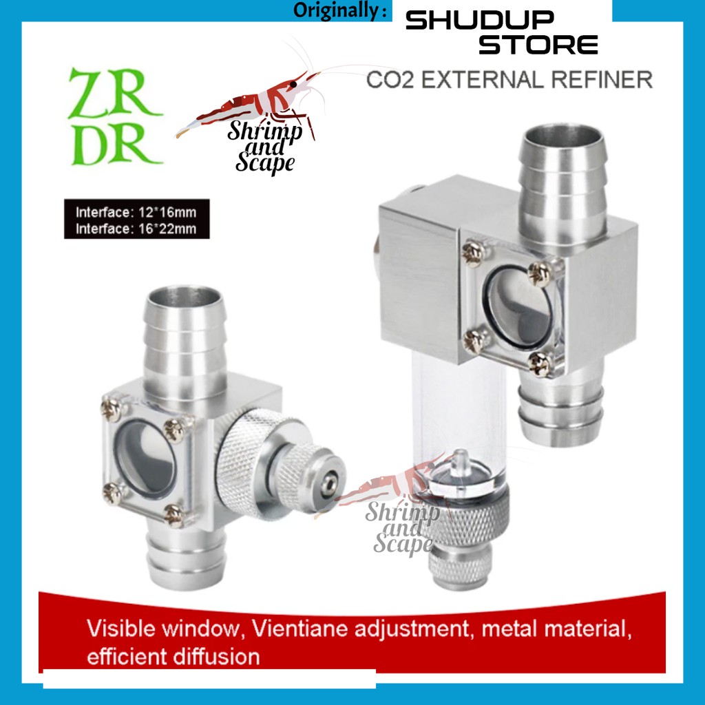 Jual Co2 External Reactor / Inline Diffuser for Canister filter 16/22mm ...