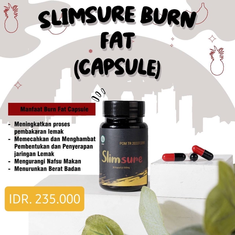 Jual Slimsure Burn Fat Capsule (menghancurkan dan membakar lemak jahat ...