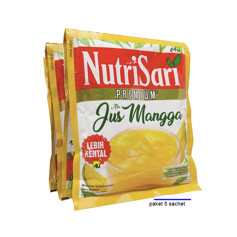 Jual [5 SACHET] NutriSari PREMIUM - Minuman Serbuk Instan ala Jus ...