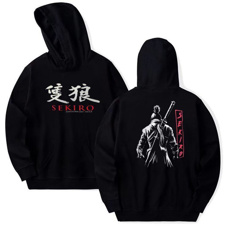 Jual Jaket Hoodie Anak Samurai Sekiro Hitam Untuk Usia 8-14 Tahun Bahan ...