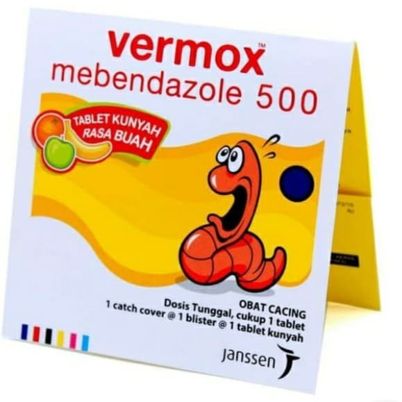 Jual Vermox isi 1 tablet - Obat Cacing | Shopee Indonesia