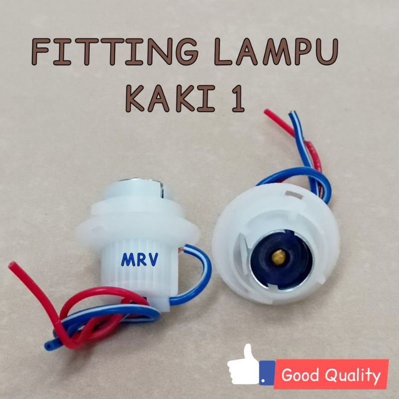 Jual Socket Lampu Kaki 1/ Fitting Bohlam Lampu Rem Sein Putar Kaki 1 ...