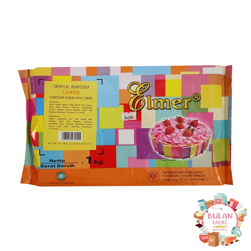 Jual Cokelat Compound Elmer Lemon | Shopee Indonesia