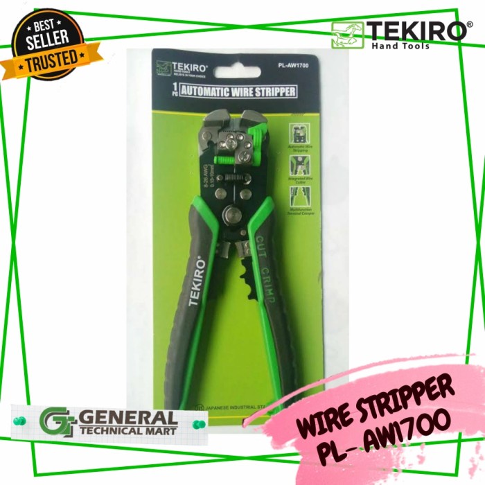 Jual TANG KUPAS KABEL OTOMATIS TEKIRO / AUTOMATIC WIRE STRIPPER PL ...