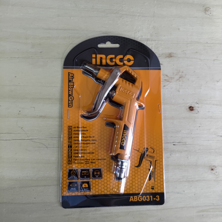 Jual INGCO Air Duster Gun / Air Blow Gun Compressor Angin tipe ABG031-3 ...