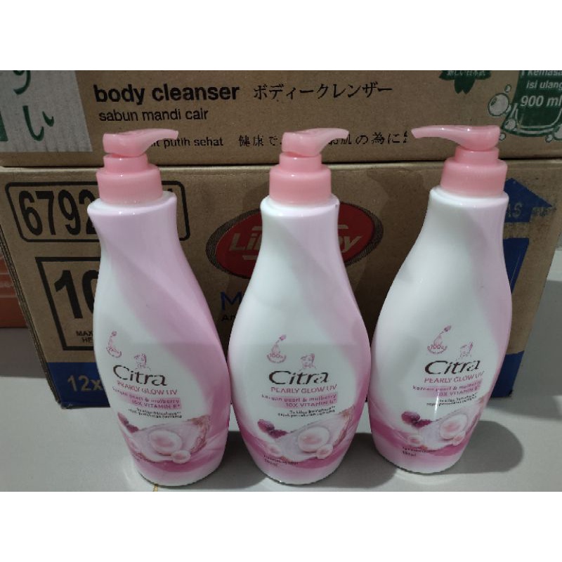 Jual CITRA Hand & Body Lotion Pearly White UV 380ml (Pink) | Shopee Indonesia
