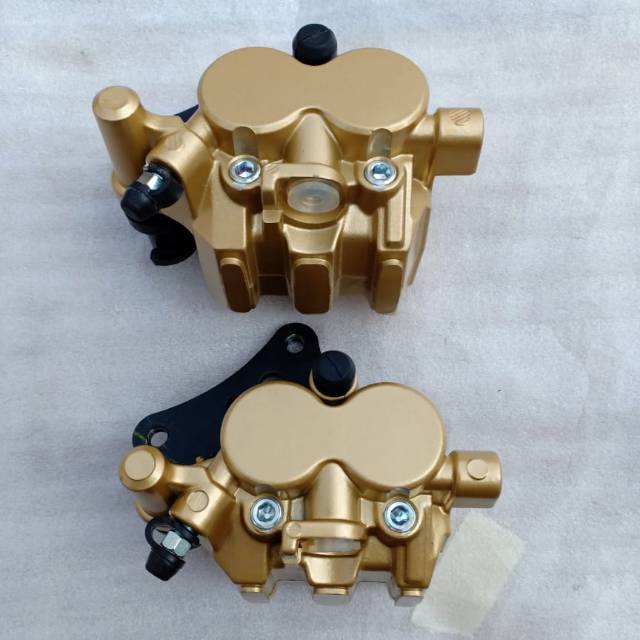 Jual kaliper caliper rem cakram depan pala babi satria 2 tak original satria hiu lumba | Shopee ...