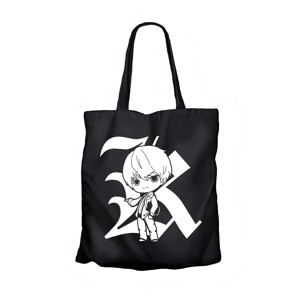 Jual Tote bag anime LIGHT YAGAMI CHIBI - DEATH NOTE material canvas ...