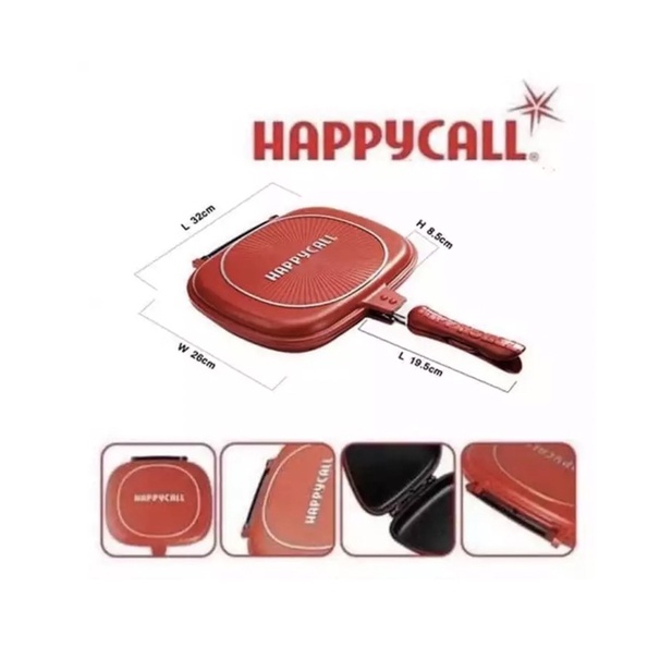 Jual HAPPYCALL DOUBLE PAN JUMBO SET ORIGINAL | Shopee Indonesia