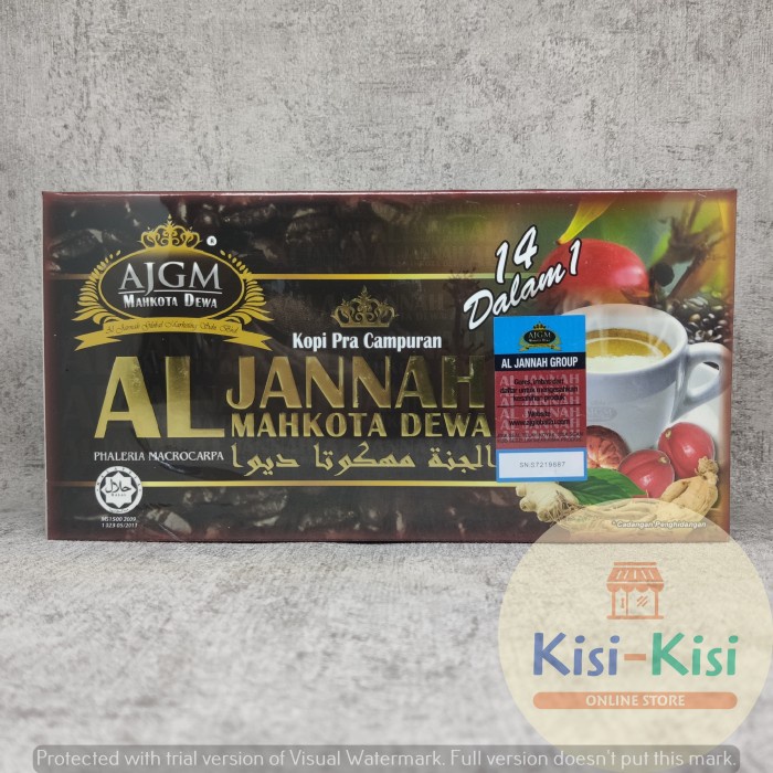 Jual Al Jannah Kopi Mahkota Dewa Malaysia - AlJannah | Shopee Indonesia