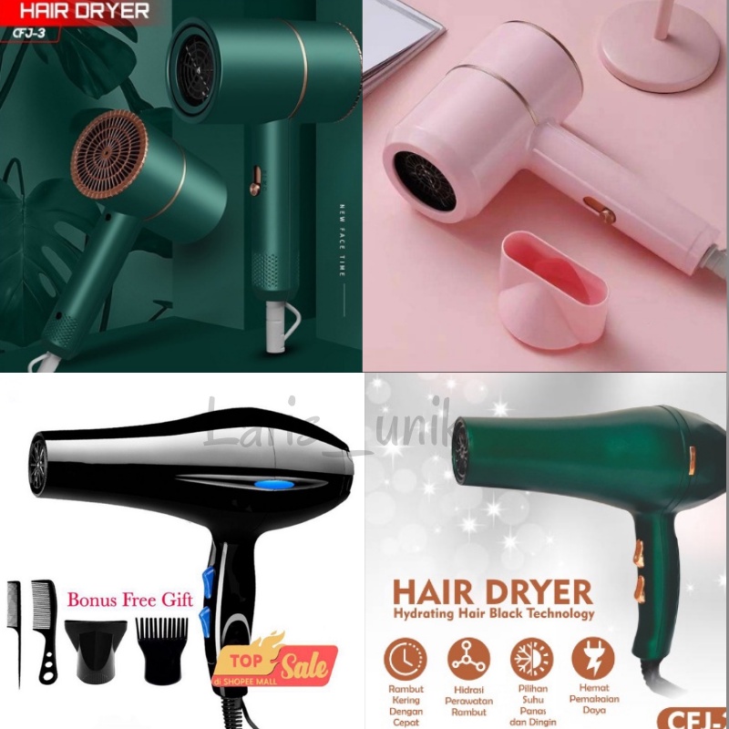 Jual BANTING HARGA Hair Dryer Alat Rambut Hair Dryer hitam Viral ...