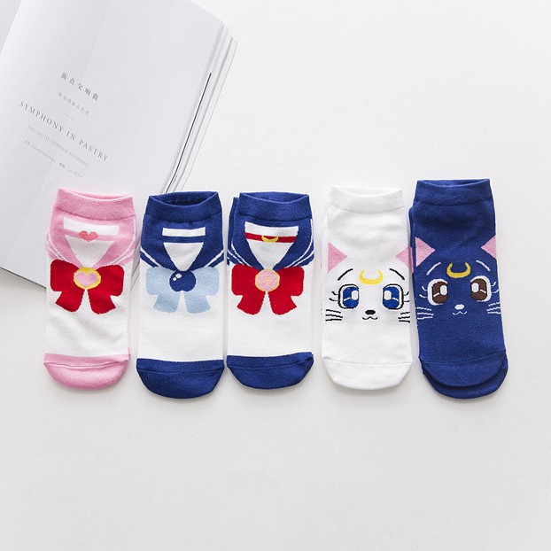 Jual KK-15 kaos kaki sailor moon usagi luna artemis kucing cat japan ...