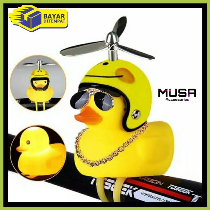 Jual Mainan Bebek LED Helm Baling Baling Sepeda Motor Mobil | Shopee ...