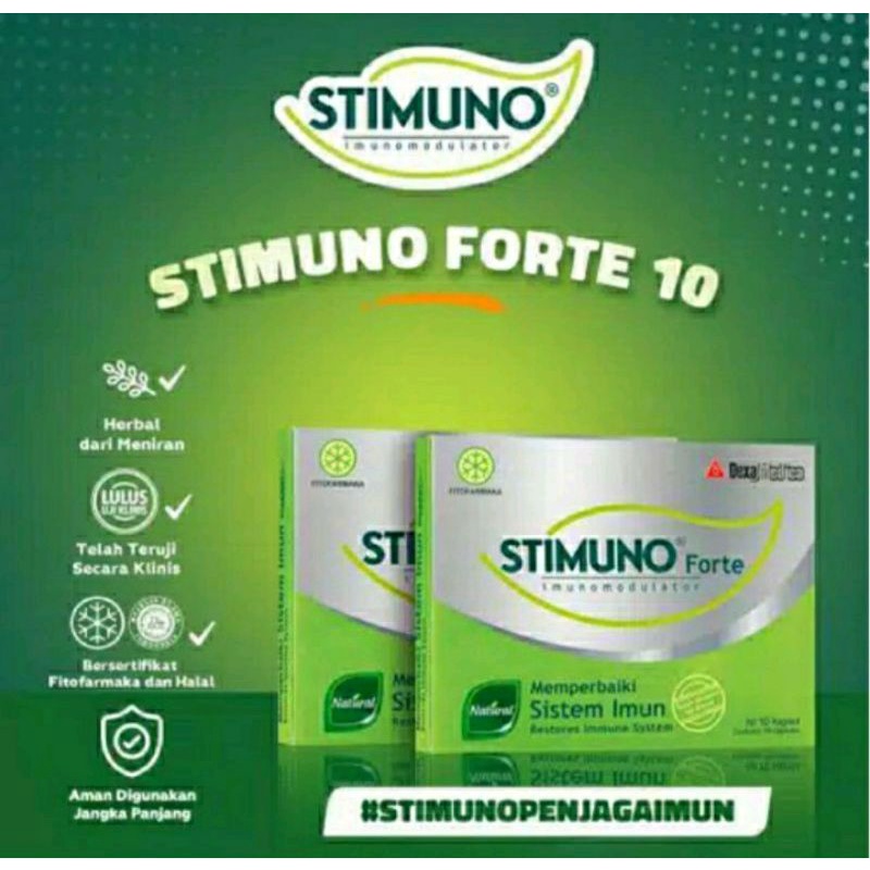 Jual STIMUNO FORTE ISI 10 KAPSUL | Shopee Indonesia