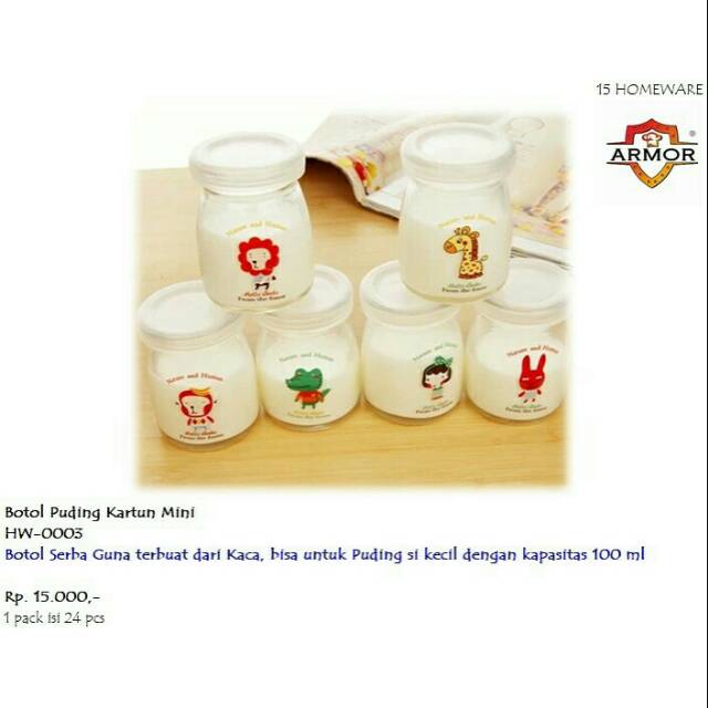 Jual Botol Pudding Kartun Mini | Shopee Indonesia