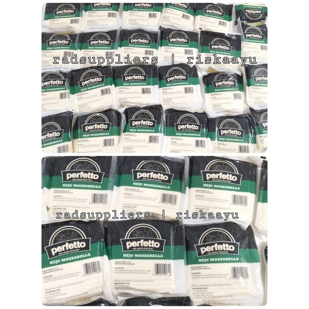 Jual Perfetto Keju Mozzarella 1kg, Mozzarella Cheese Perfetto 1kg ...