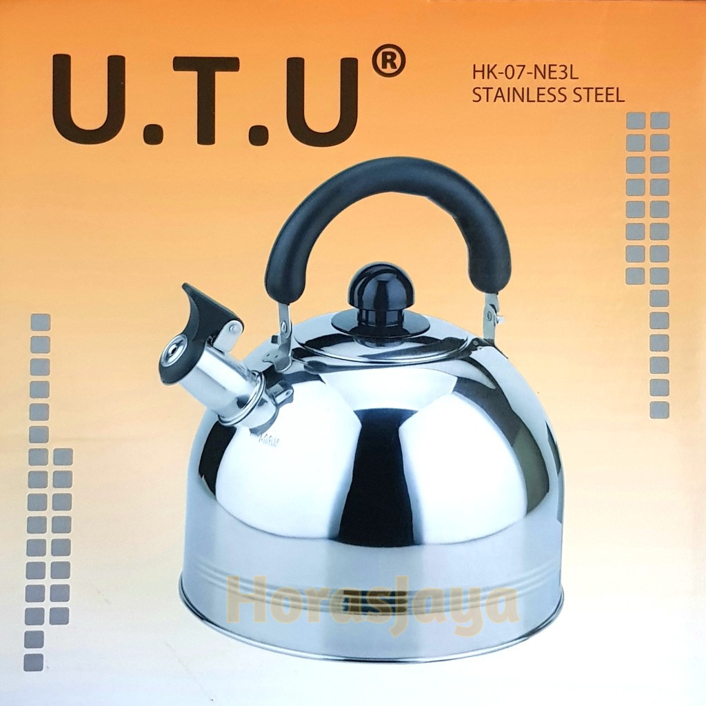 Jual Teko Bunyi Siul 3 Liter UTU HK-07-NE 3L Whistling Kettle / Ceret ...