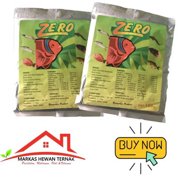 Jual ZERO OBAT VITAMIN ANTIBIOTIK IKAN UDANG 100GRAM | Shopee Indonesia