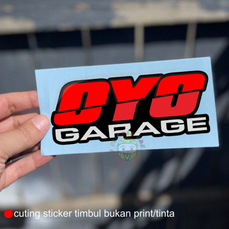 Jual Stiker oyo garage cuting sticker OYO garasi 1pcs | Shopee Indonesia