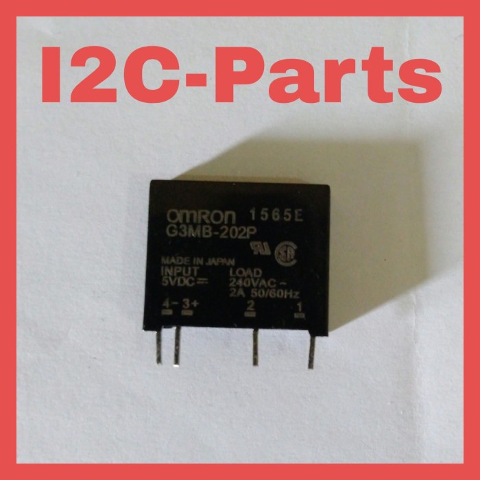 Jual Solid State Relay SSR OMRON G3MB-202P-5VDC 240V AC DC LOAD 2A 5V ...