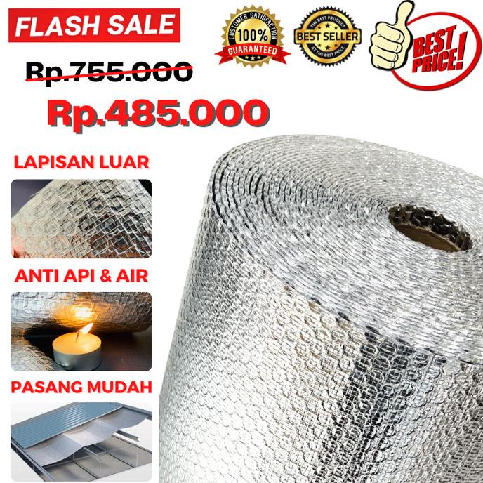 Jual Peredam Panas Atap - Aluminium Foil Bubble Premium - 30m PREMIUM ...