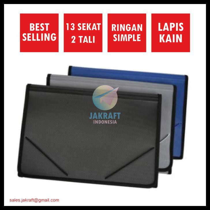 Jual harga murah Dompet Map Expanding File Plastik Tali Dokumen Nota ...
