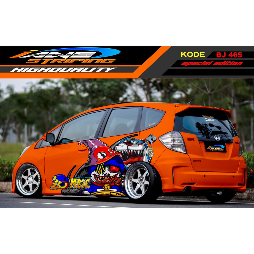 Jual VARIASI STICKER MOBIL JAZZ JAS / BRIO, AGYA, SIGRA / STIKER MOBIL ...