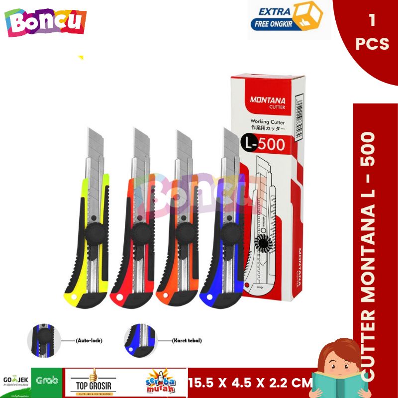 Jual [ 1PCS ] BONCU Montana Cutter / Cutter Besar / Cutter Montana ...