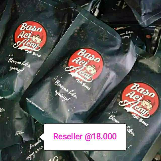 Jual Baso Aci Boci Acay Tulang Rangu / Muda (Cilawang Full, Cilawang ...