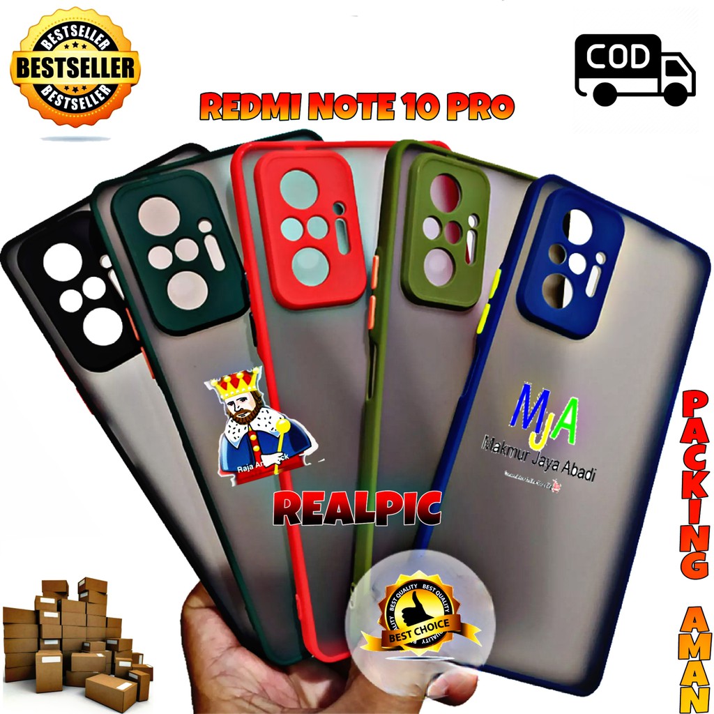 Jual SOFTCASE XIAOMI REDMI NOTE 10 PRO - CASE MATTE FULL COLOUR MY ...