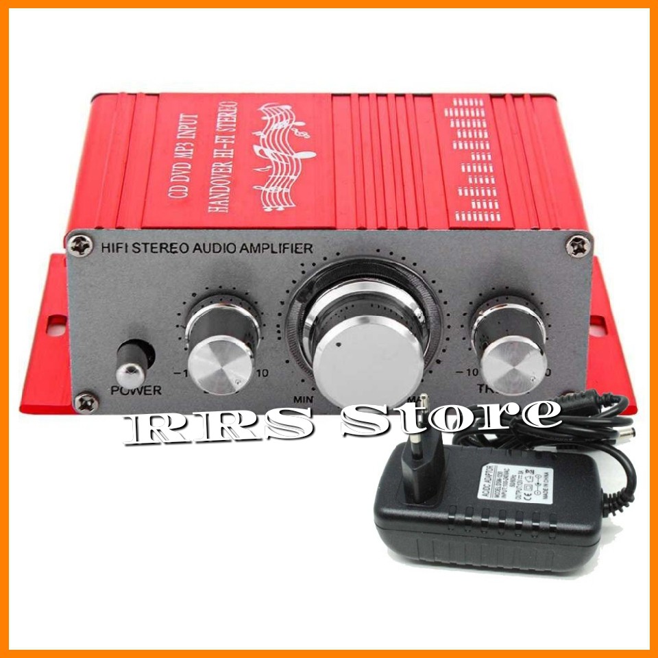 Jual ♣ Ampli mini amplifier speaker amplier 20w Satu paket amplifer dan ...