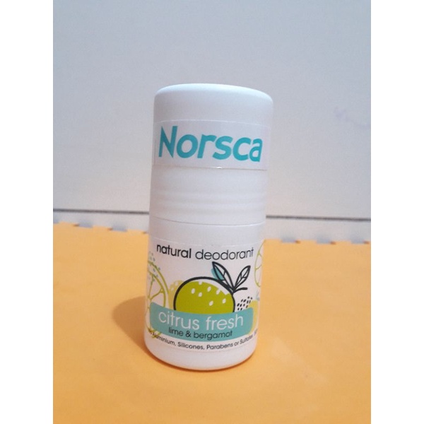 Jual NORSCA DEODORANT NATURAL CITRUS FRESH LIME & BERGAMOT 50ML IMPORT ...