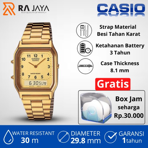 Jual Casio Jam Tangan Casio General Original Waterproof Pria Wanita ...