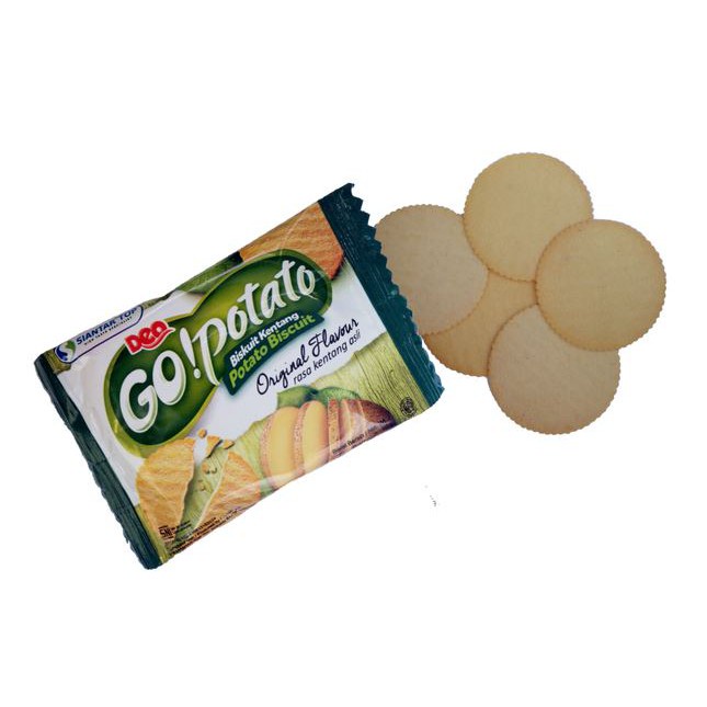Jual Deo Go Potato Biskuit Kentang Original (10pc/Renceng) | Shopee ...