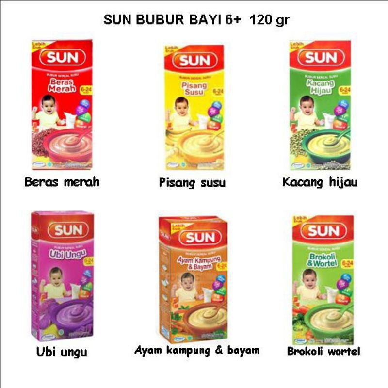 Jual SUN 120 g ( Bubur Sereal Susu ) | Shopee Indonesia