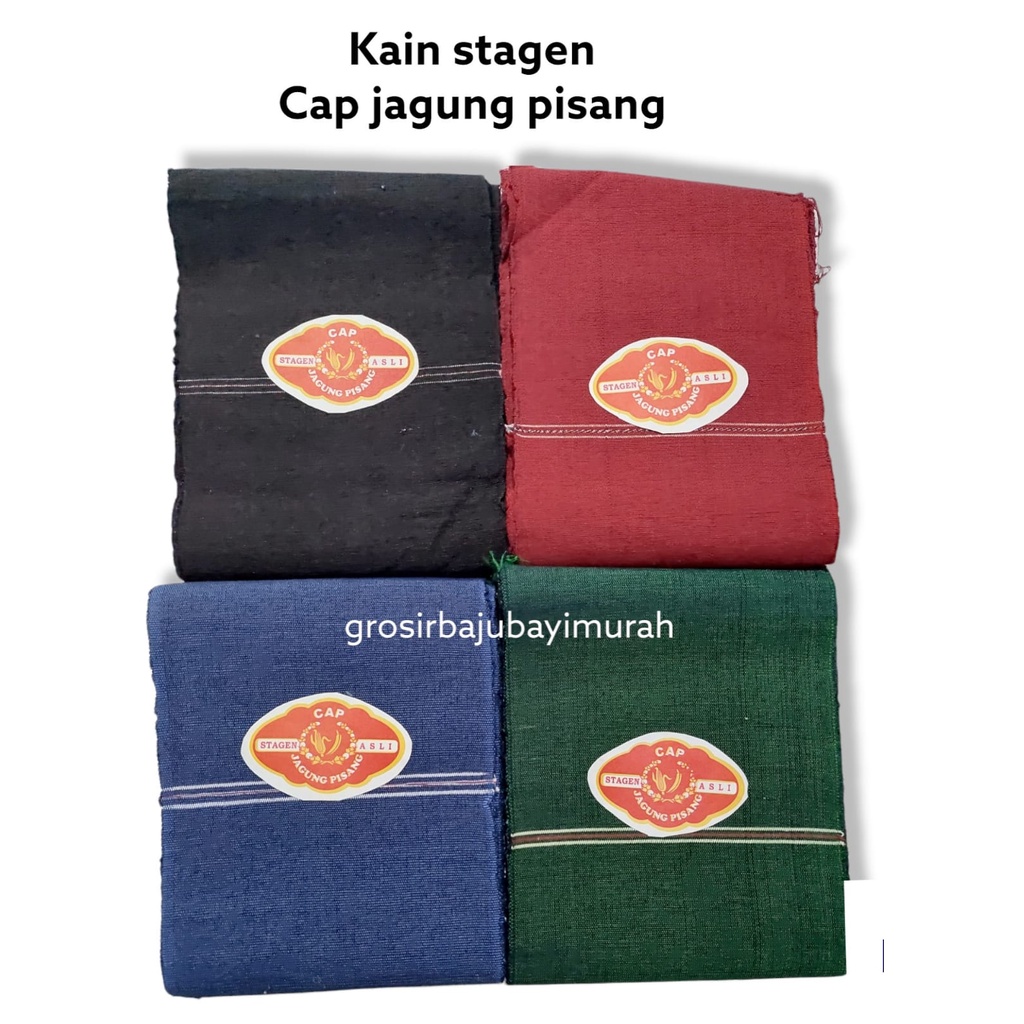 Jual stagen tenun cap JAGUNG PISANG/ JAGUNG KAPAS 5 meter | Shopee ...