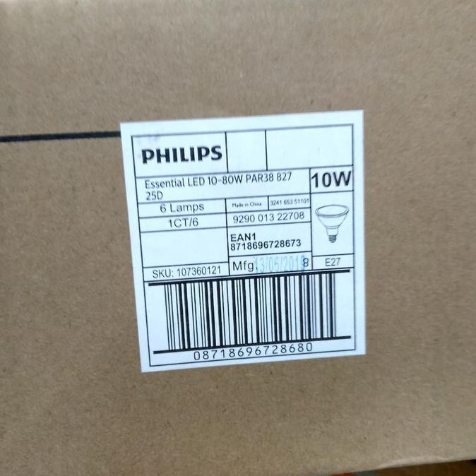 Jual Philips Par 38 Led 10W/Lampu Sorot Par 38 Led 10W Philips ...