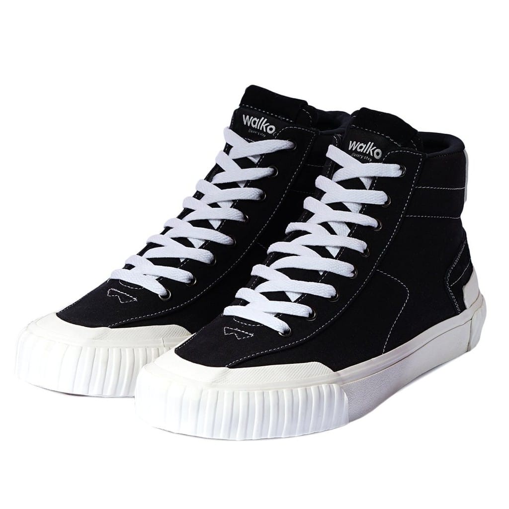 Jual Sepatu Walko Alden High Black | Shopee Indonesia