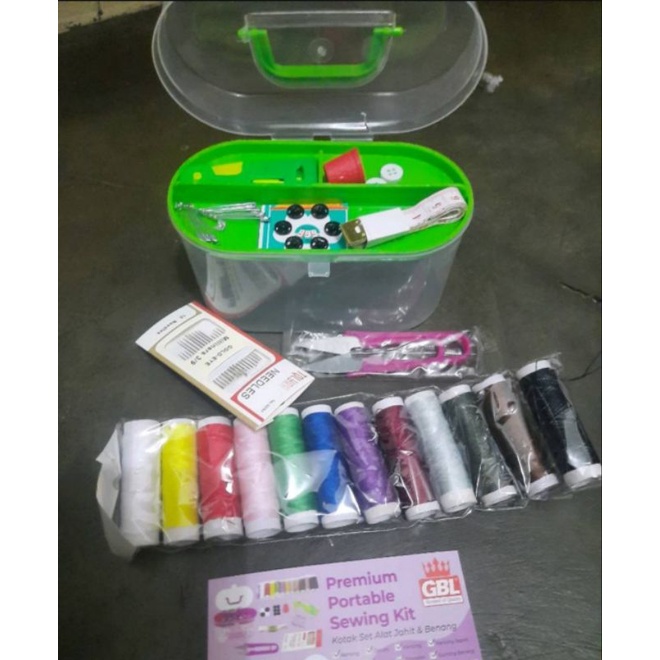 Jual Sewing Kit Standard / pelengkapan jahit set Standard | Shopee ...