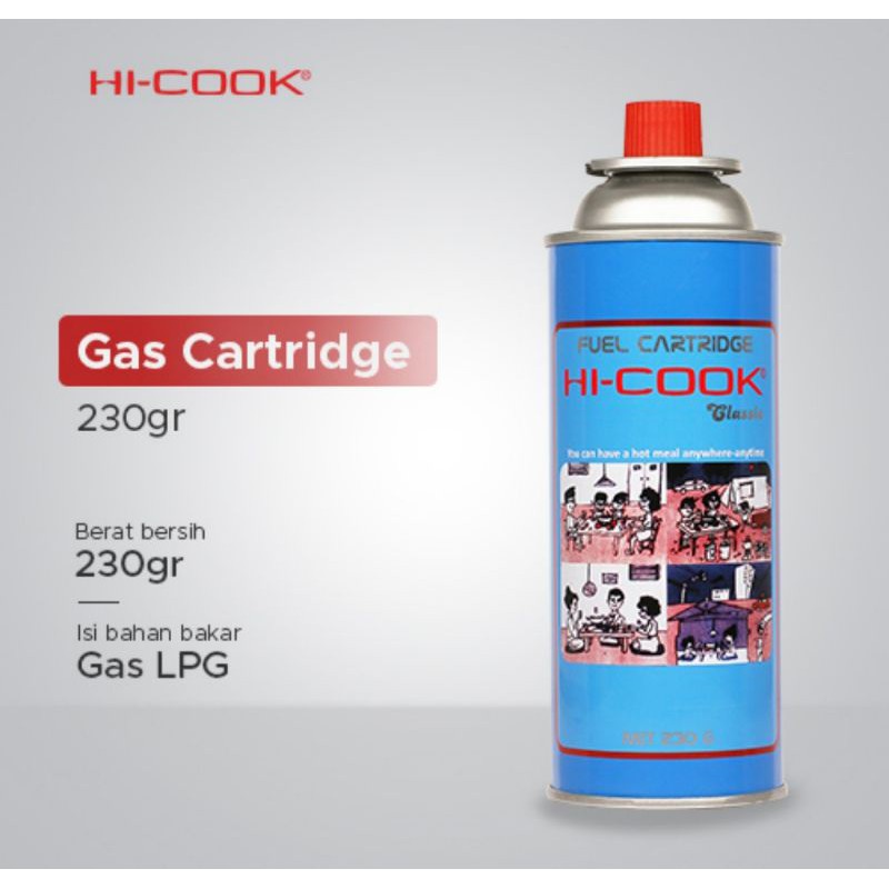 Jual Tabung Gas HI COOK Gas Kaleng 230 Gram | Shopee Indonesia