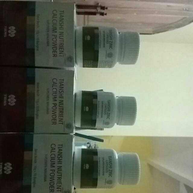 Jual Tienshi Nutrient Calcium powder dan Tianshi Zinc capsules | Shopee ...